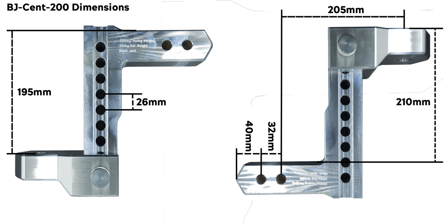 Centurion™ Hitches - Black Jack Trailer Jacks