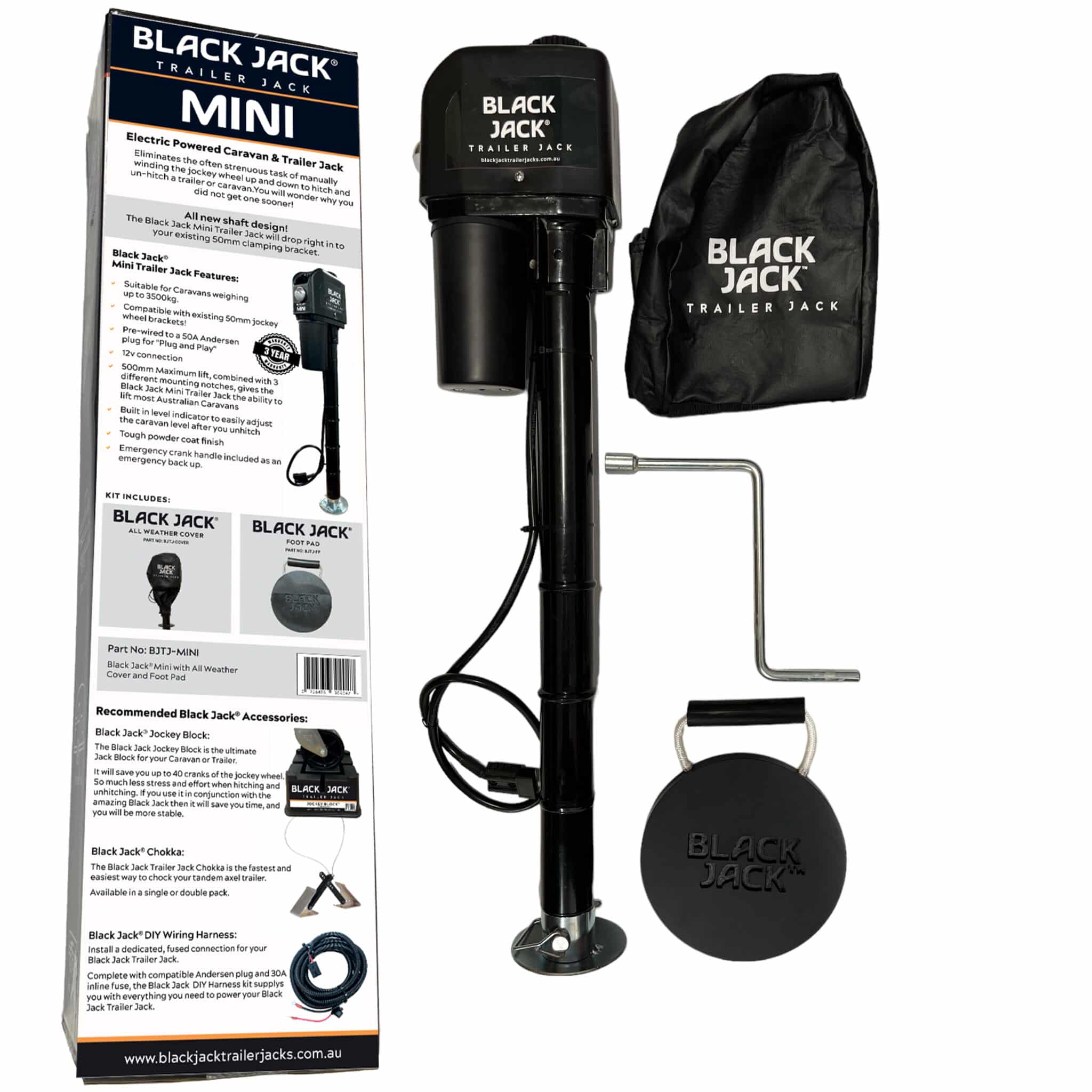 All New Black Jack Trailer Jack - Mini - Black Jack Trailer Jacks