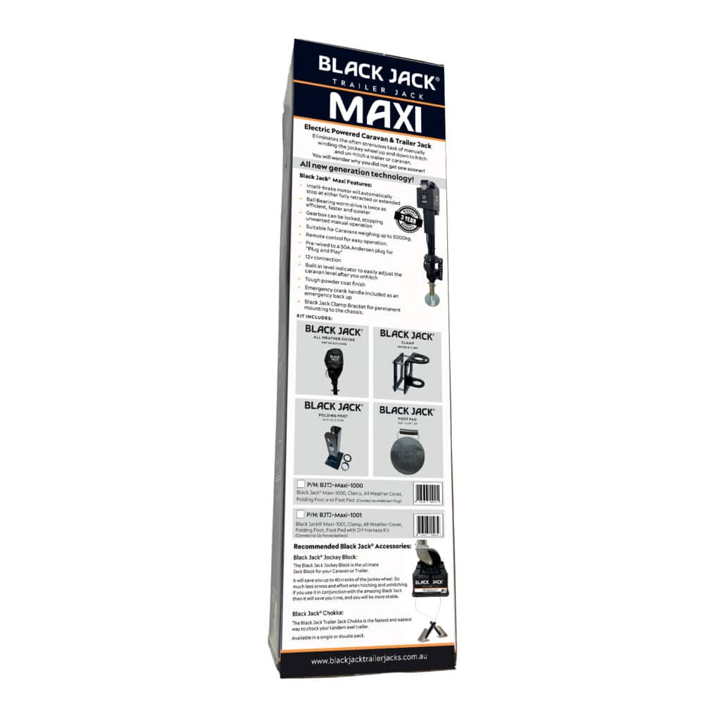 All New Black Jack Trailer Jack Maxi- Black Jack Trailer Jacks